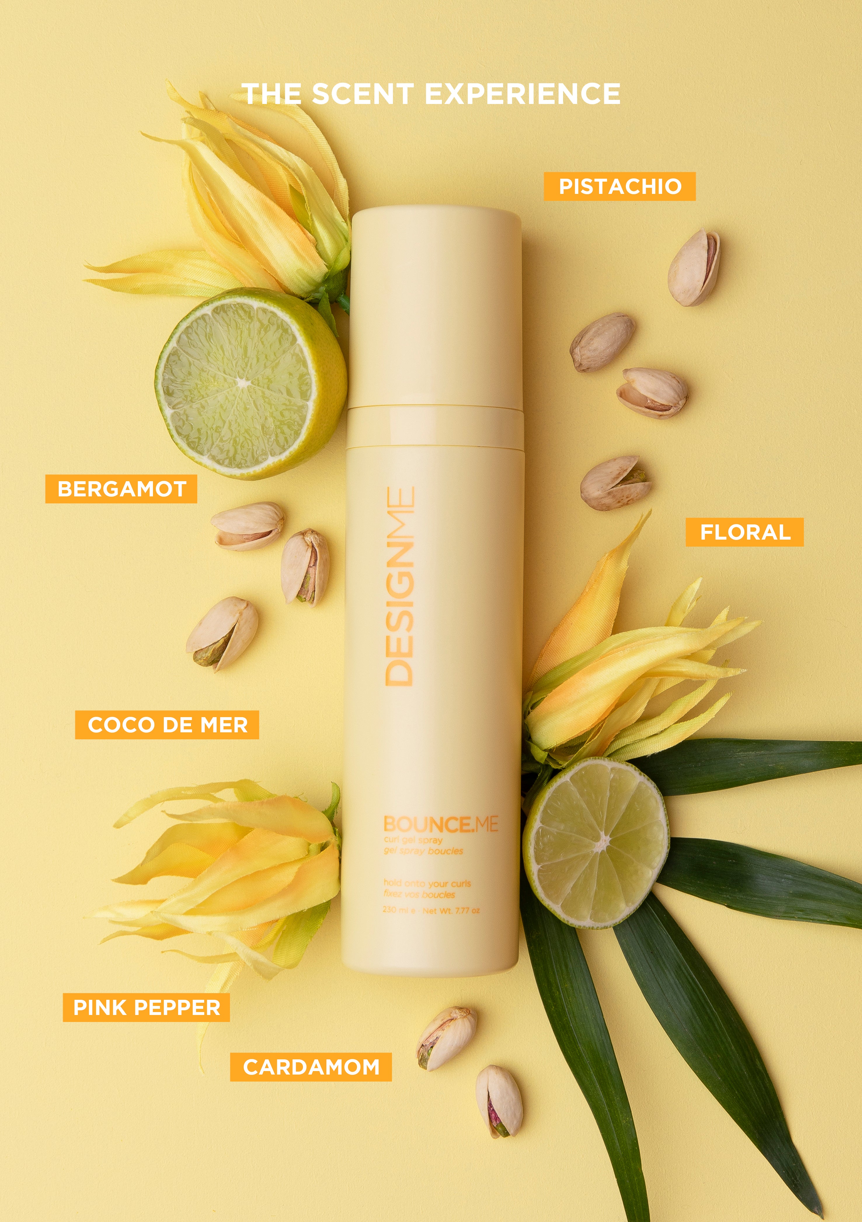 BOUNCE.ME Curl Spray Gel | Curl-Enhancing Spray | DESIGNME Hair